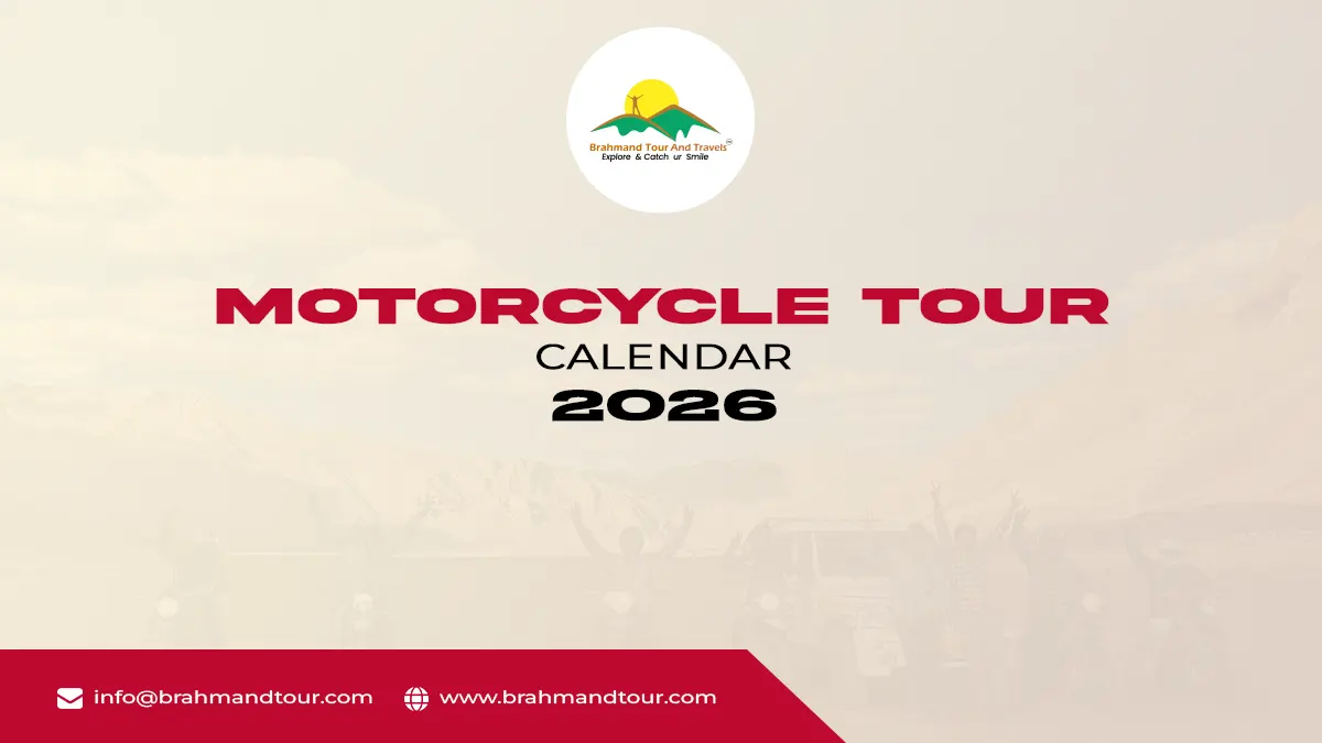 Motorcycle Tours Calendar- 2026 Departure Dates